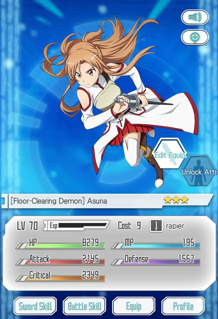 -Floor-Clearing Demon- Asuna | Sword Art Online: Memory Defrag Wiki ...