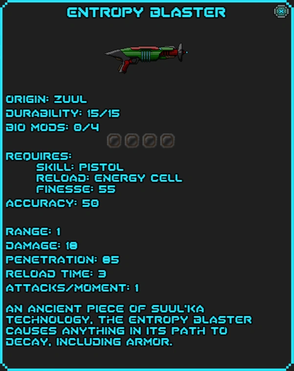 Entropy Blaster | Sword of the Stars: The Pit Wiki | Fandom