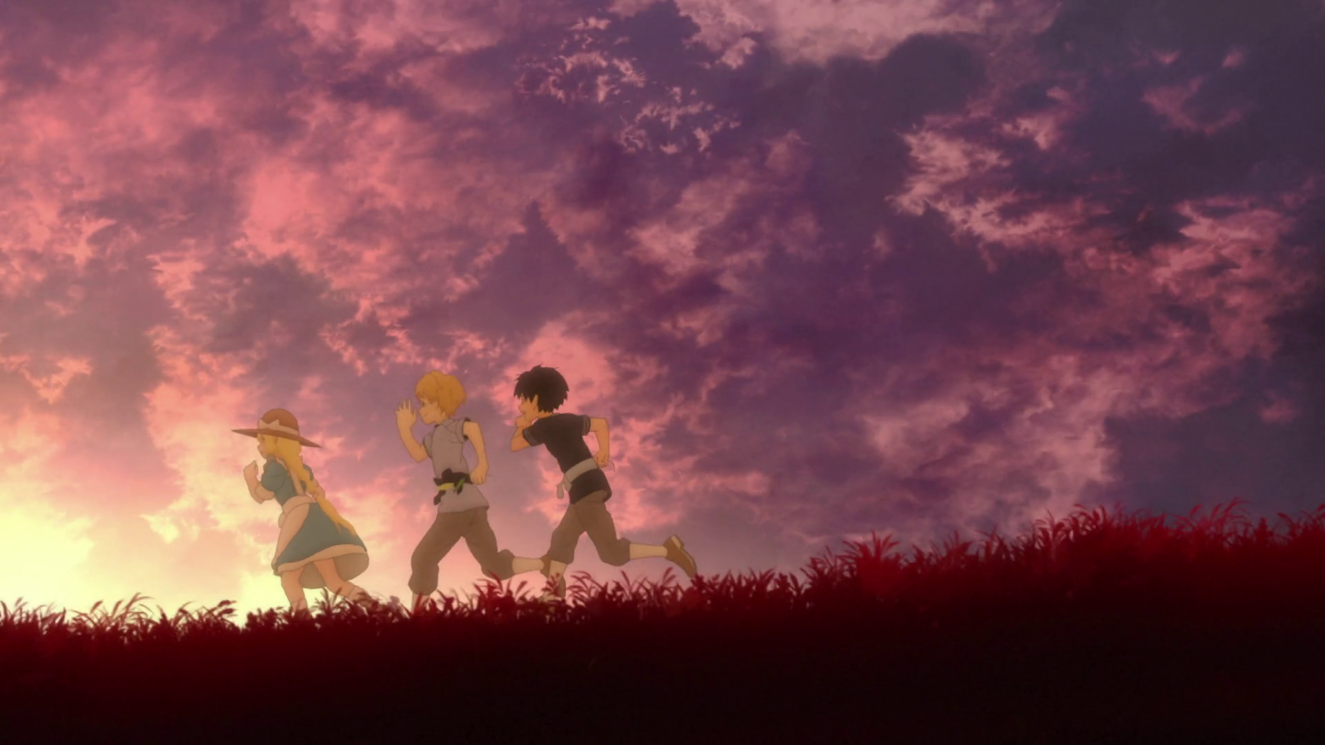Image Kirito Eugeo And Alice Running Alicization Op Png Sword Art