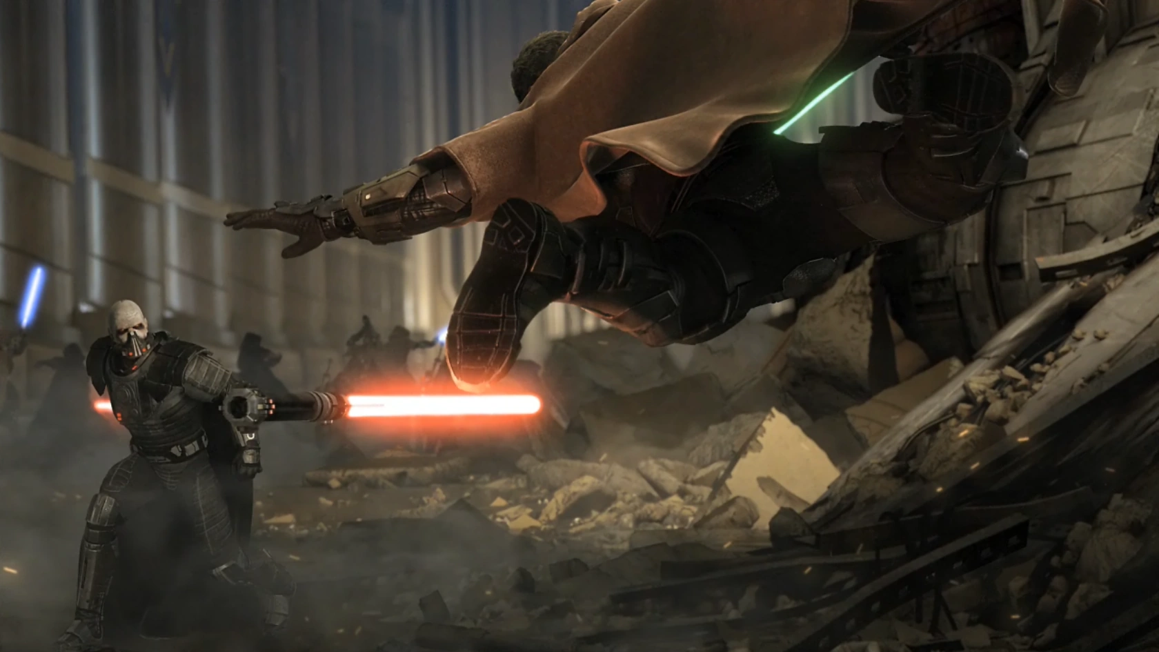 Image - Ven Zallow ontwijkt Malgus's lichtzwaard.png | Star Wars: The ...