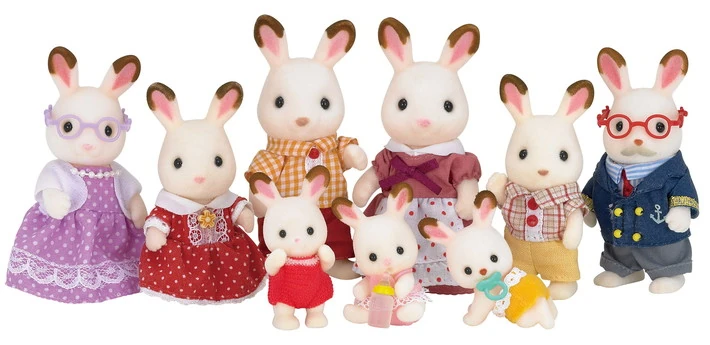 Chocolate Rabbit Family | Sylvanian Families Wiki | Fandom
