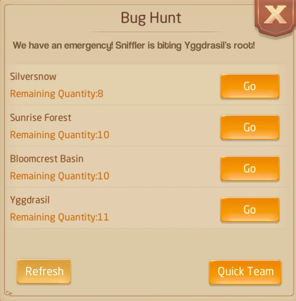 Bug Hunt | Tales of Wind Wiki | Fandom