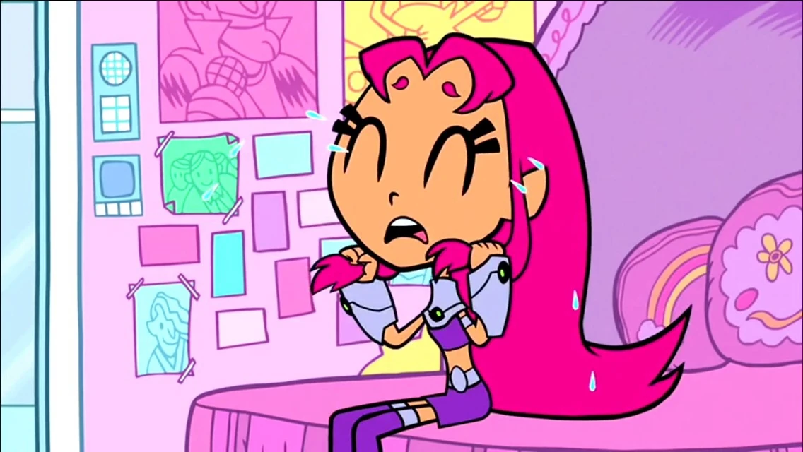 Image - Starfire crying 2.jpg | Teen Titans Go! Wiki | FANDOM powered ...