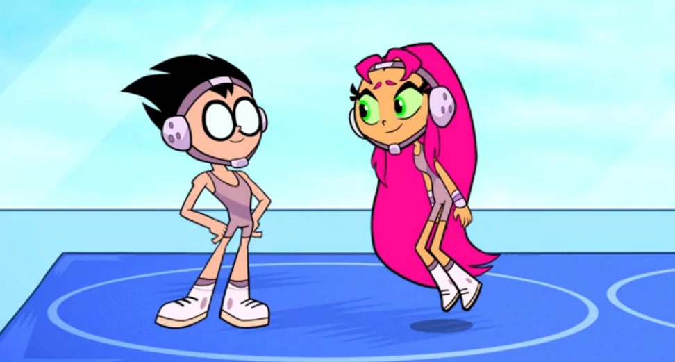 Image - Robin and Starfire Oh Yeah.png | Teen Titans Go! Wiki | FANDOM ...