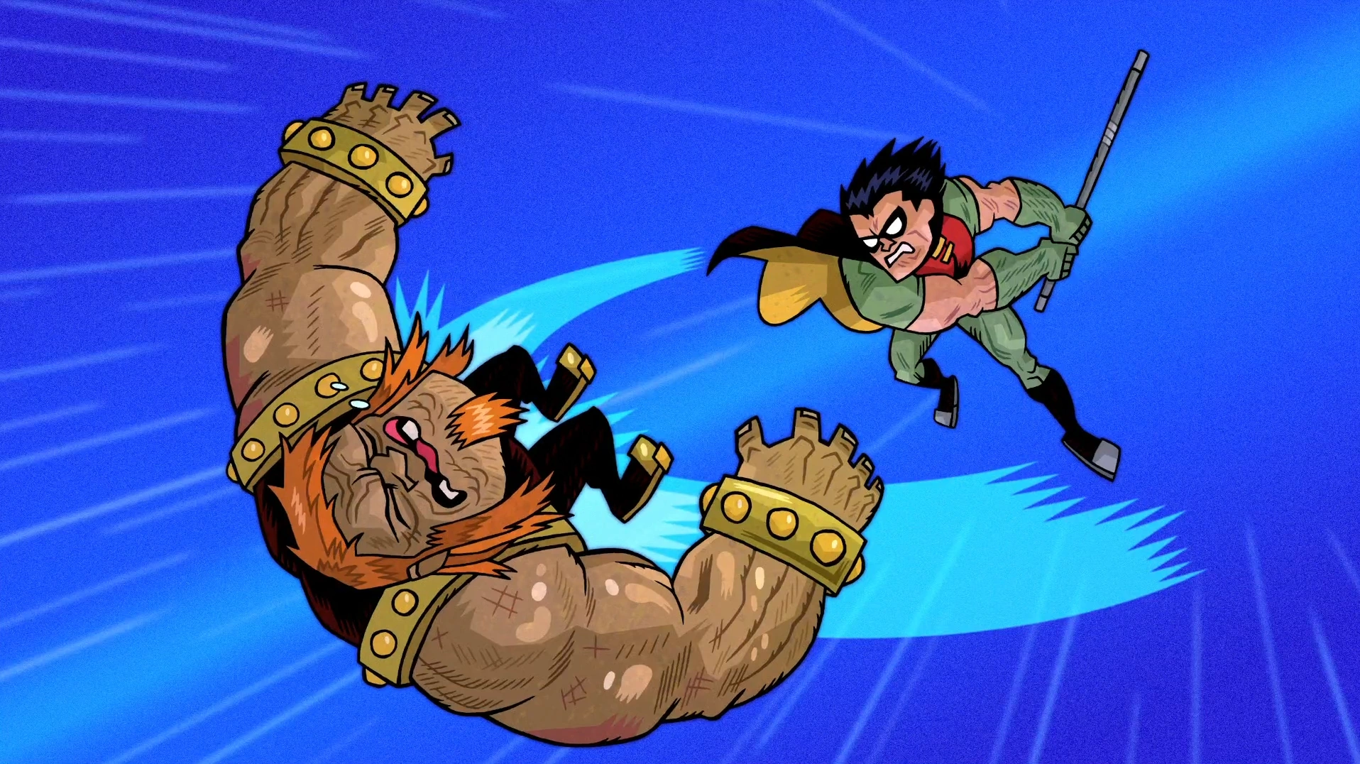 Image - Serious Robin defeats Mammoth.png | Teen Titans Go! Wiki ...