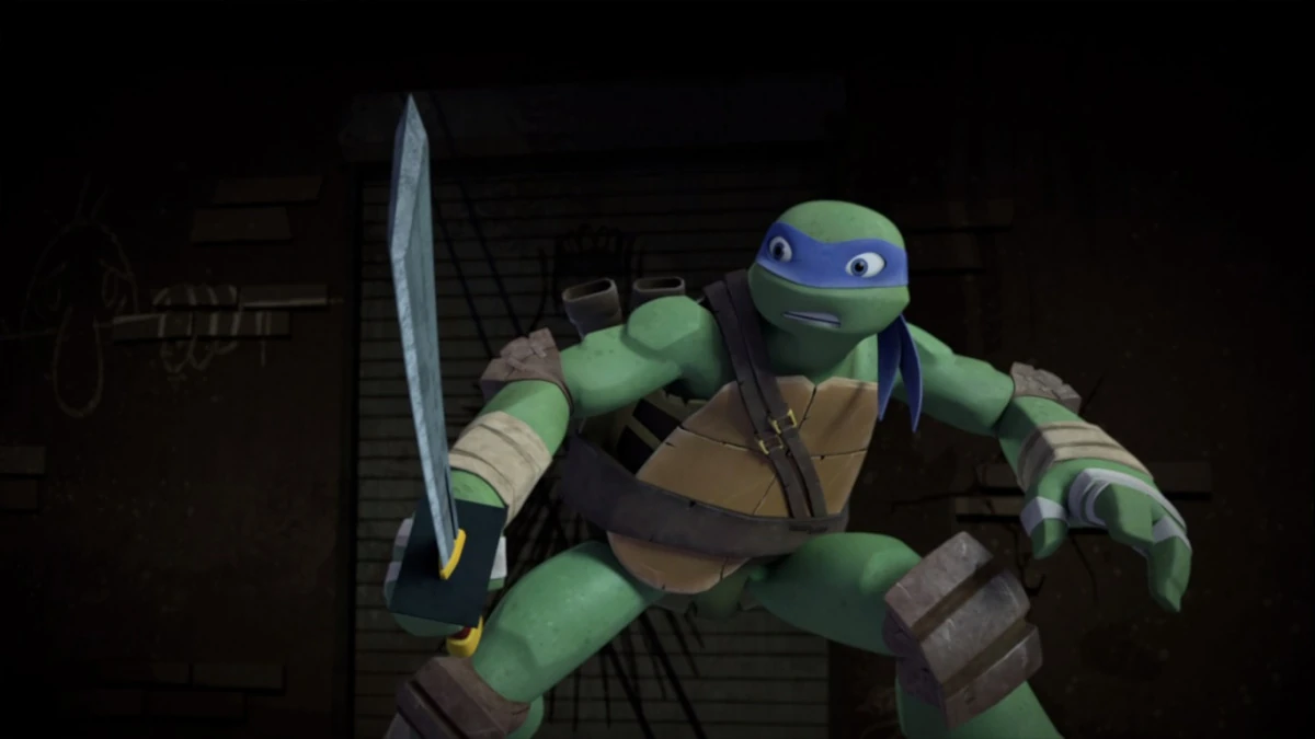Image - Leonardo Holding One Katana Sword.jpg | Teenage Mutant Ninja ...