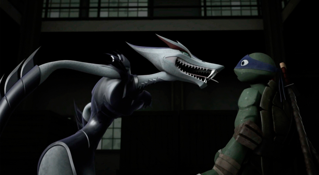 Image Serpent Karai And Leonardo Teenage Mutant Ninja Turtles