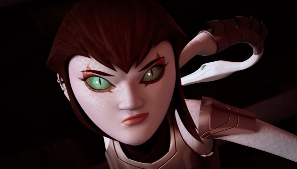 Image Serpent Karai Attacking Teenage Mutant Ninja Turtles 2012
