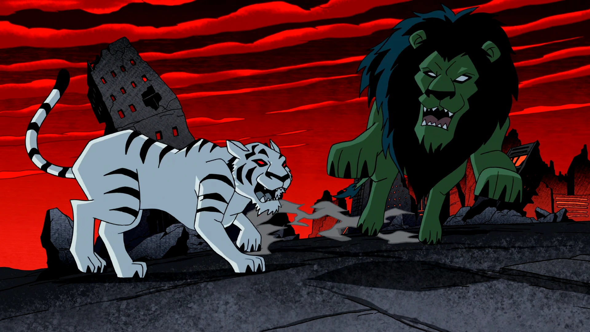 Image - Nega Beast Boy as Tiger.png | Teen Titans Wiki | FANDOM powered ...