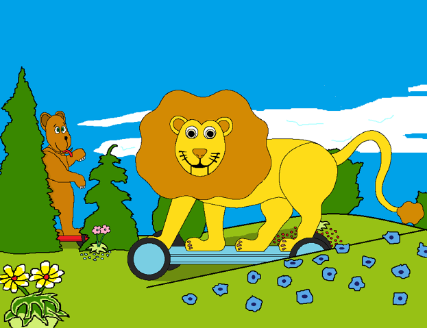 Image - The lion and bear.png | Teletubbies Wiki | FANDOM powered by Wikia
