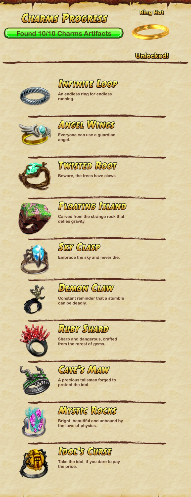 Charms | Temple Run Wiki | Fandom