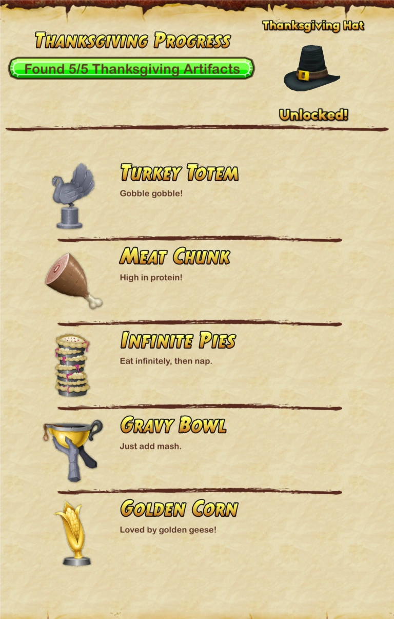 Thanksgiving | Temple Run Wiki | Fandom