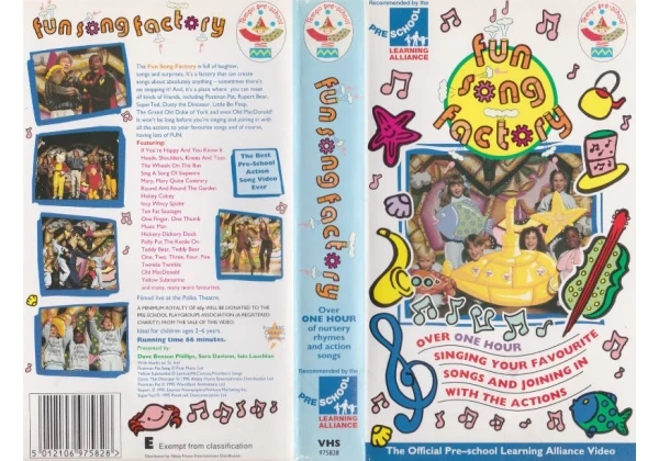 Category:VHS videos with Tempo Pre-School and Fun Song Factory UK VHS ...