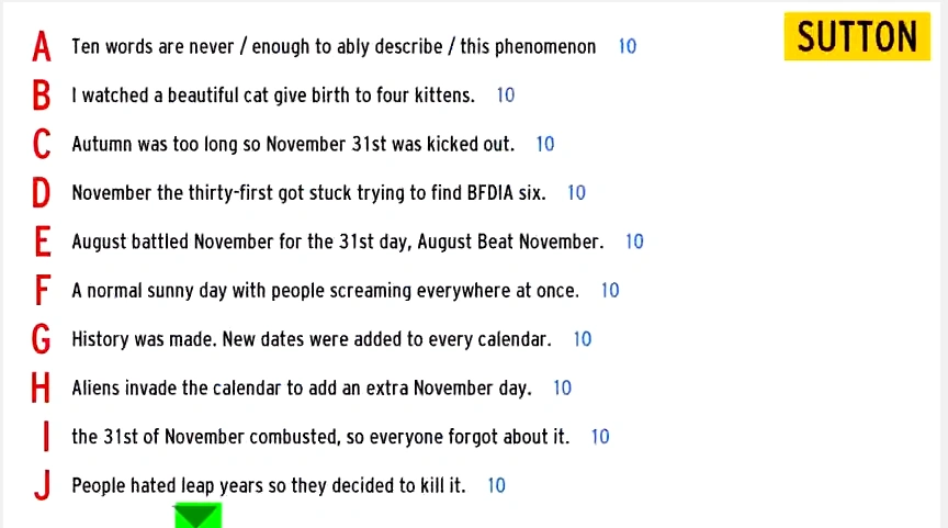 Ten Words of Wisdom | Ten Words Of Wisdom Wikia | Fandom