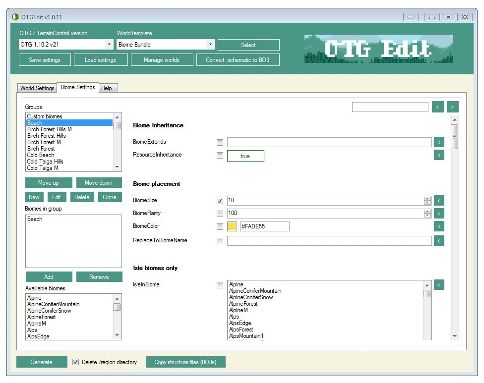 OTGEdit | Open Terrain Generator Wiki | Fandom