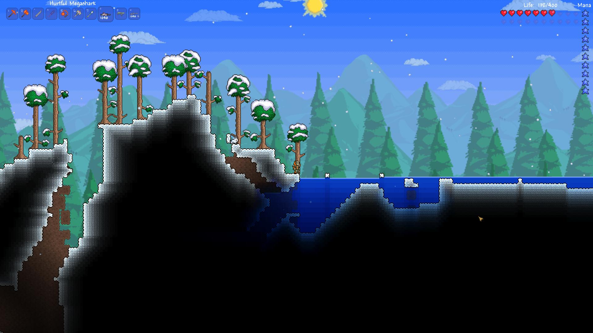 Image Player Standing In A Snow Biome Terraria Wiki Fandom