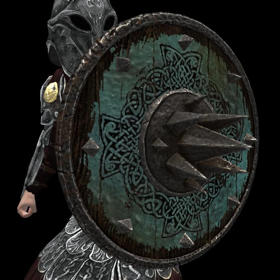 Painted Spiked Targe | The Elder Scrolls Mods Wiki | Fandom
