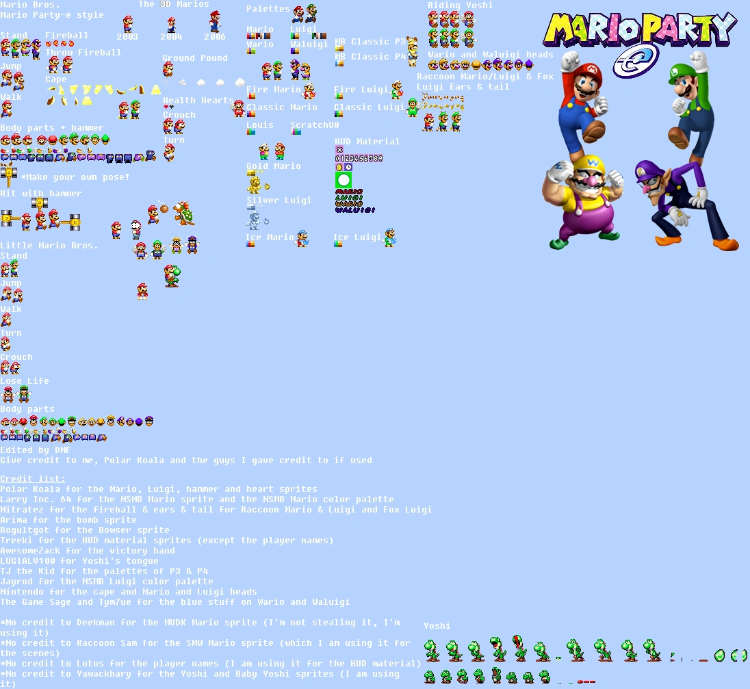 Image - Mario Party-e edited Mario Bros. sprite.png | The Adventures of ...