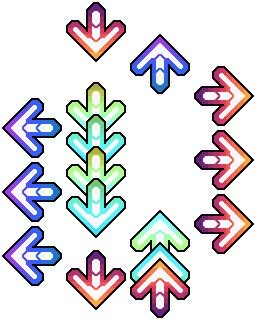 Image - Dance Dance Revolution Dance Arrows.png | The Adventures of the ...