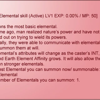 Summon Elemental | The Gamer Wiki | Fandom