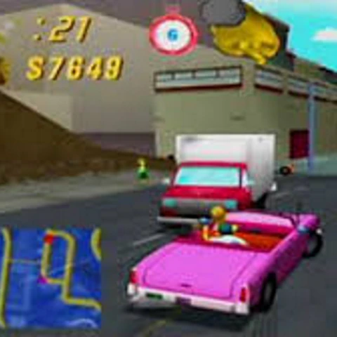 Beta Map | The Simpsons: Road Rage Wiki | Fandom