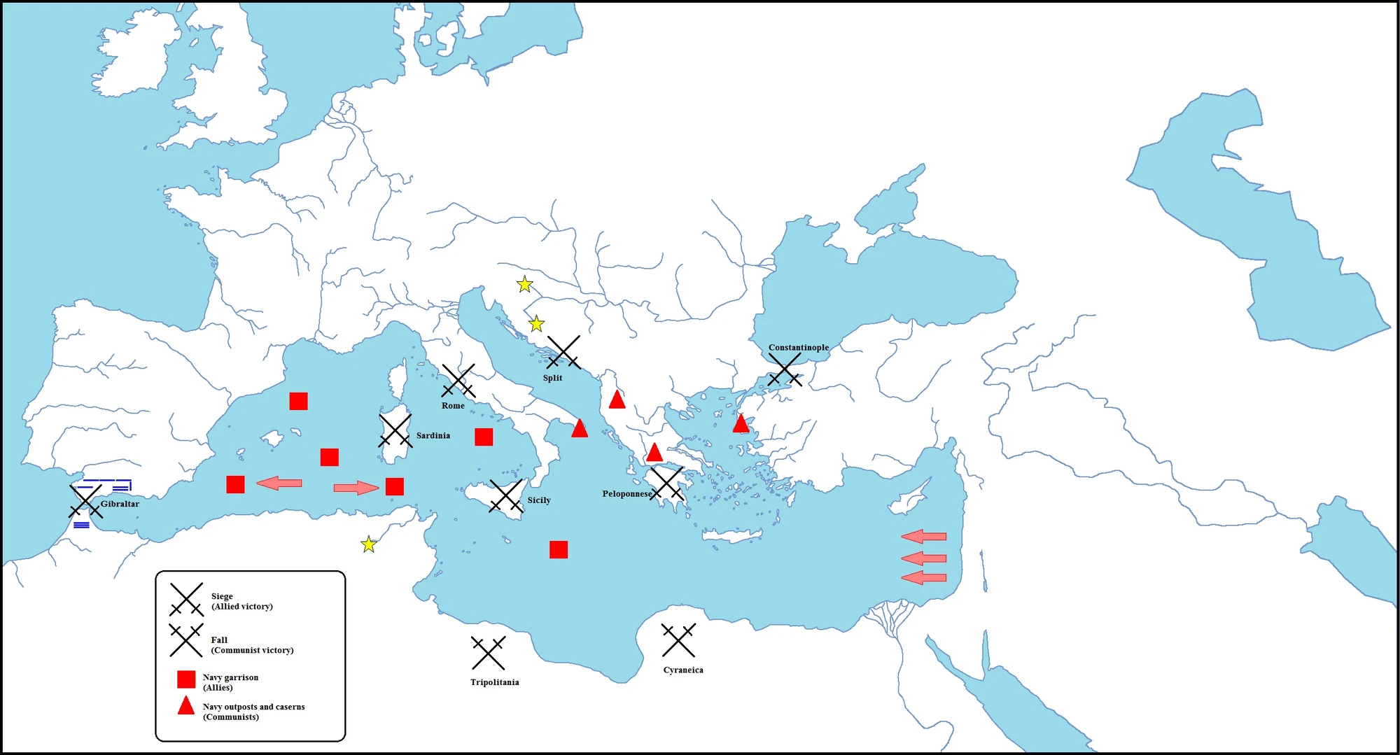 Battle of the Mediterranean Sea | The Third World War III Wikia | Fandom