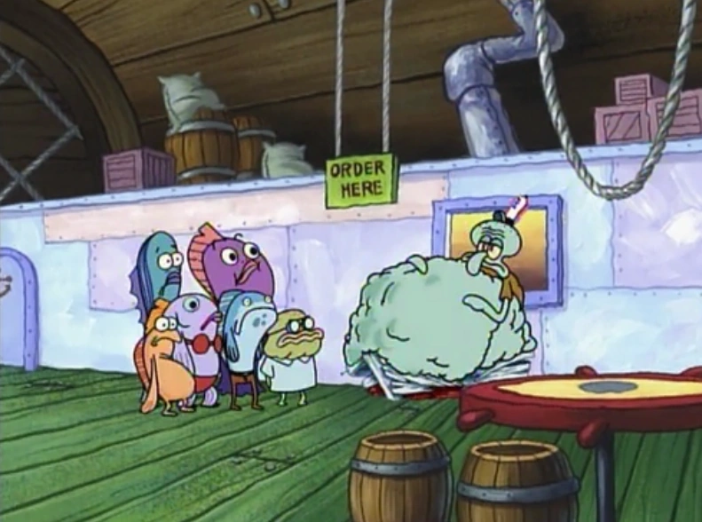 Overweight Squidward | THE ADVENTURES OF GARY THE SNAIL Wiki | FANDOM ...