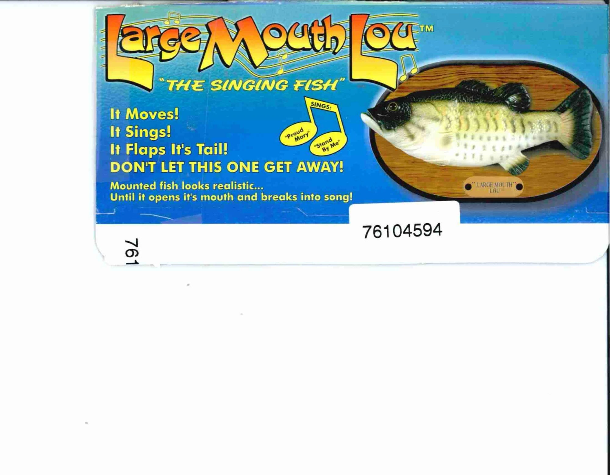 Large Mouth Lou | The All About Singing Fish Wiki | Fandom