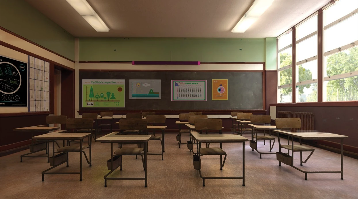 Miss Simian's classroom | The Amazing World of Gumball Wiki | Fandom