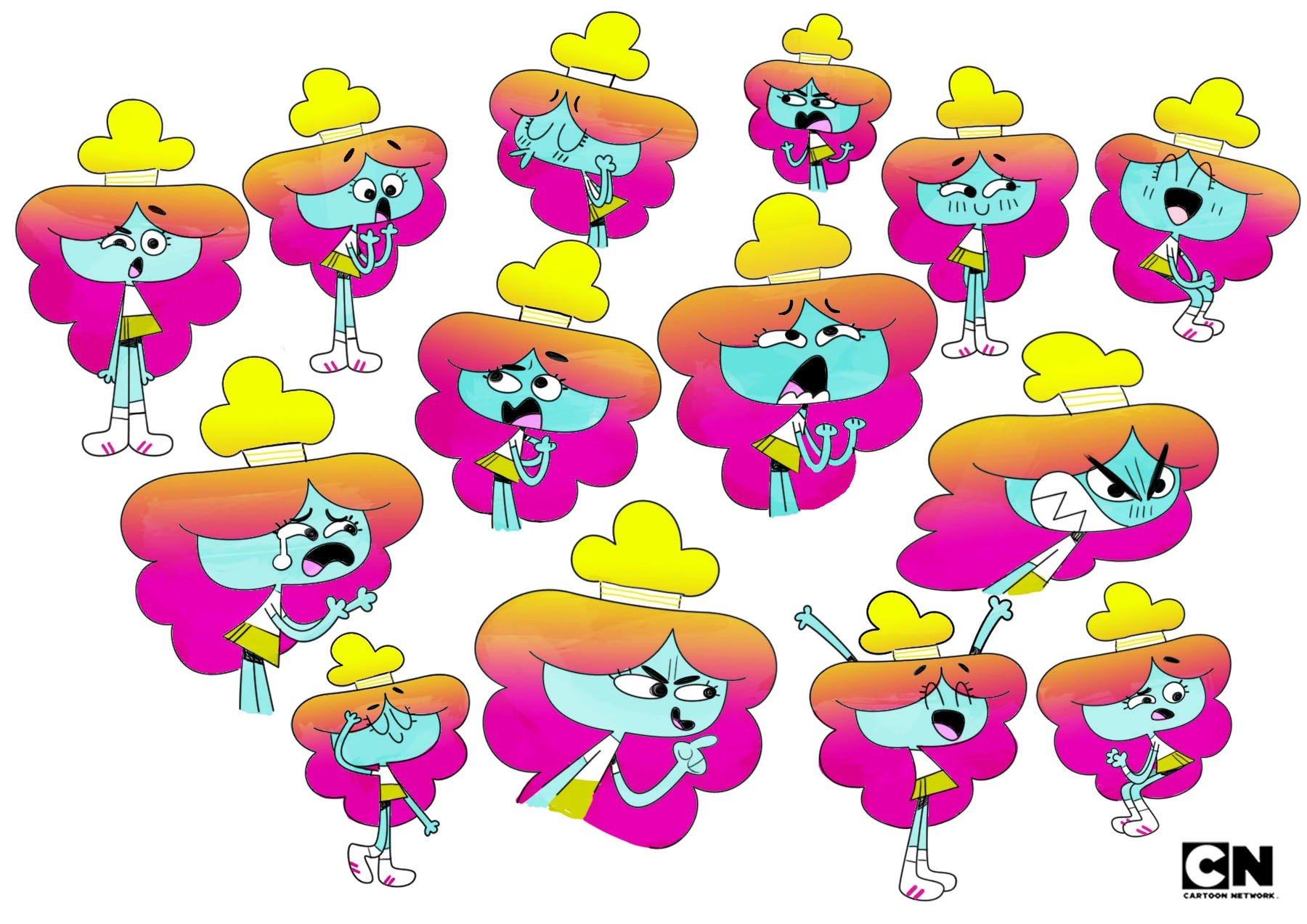 Image - Rachel model sheet 905.jpg | The Amazing World of Gumball Wiki ...