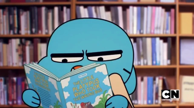 Image - S02E37 - Gumball Reading.png | The Amazing World of Gumball ...