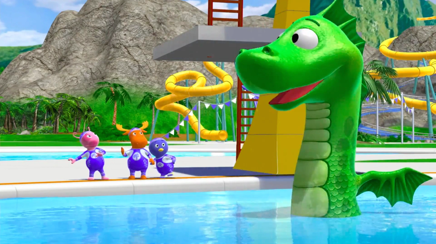 Image - The Backyardigans Amazing Splashinis 10 Sea Monster.png | The ...
