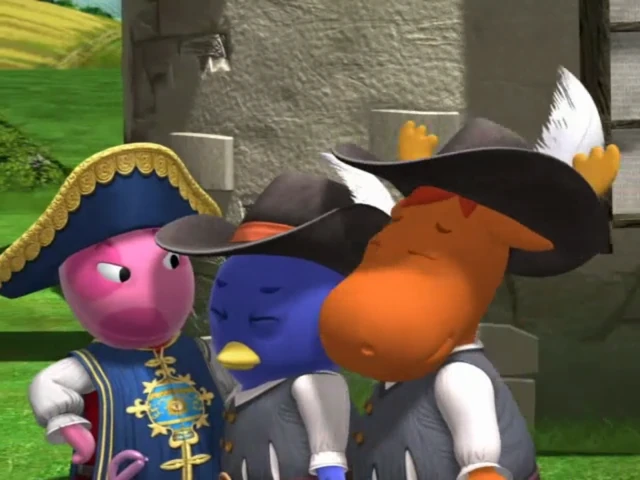 Image - Backyardigans The Two Musketeers 28 Uniqua Pablo Tyrone.png ...