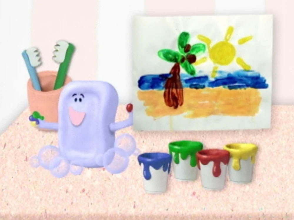 Image - Blue's Clues Slippery Soap Painting.jpg | Blue's Clues Wiki ...