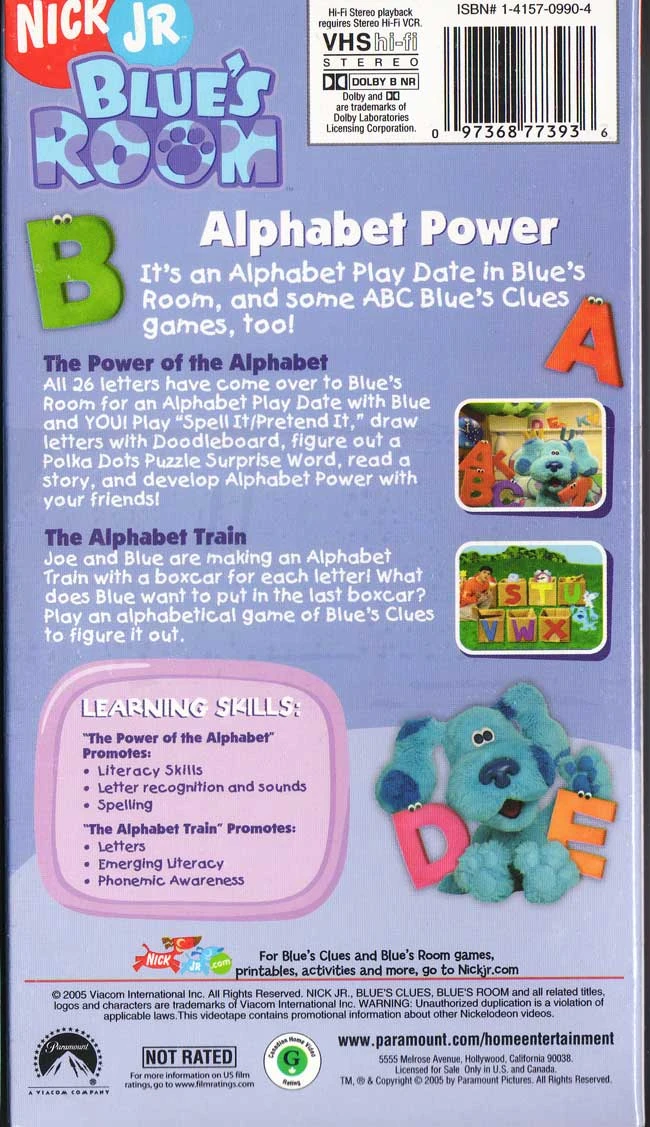 Alphabet Power | Blue's Clues Wiki | FANDOM powered by Wikia