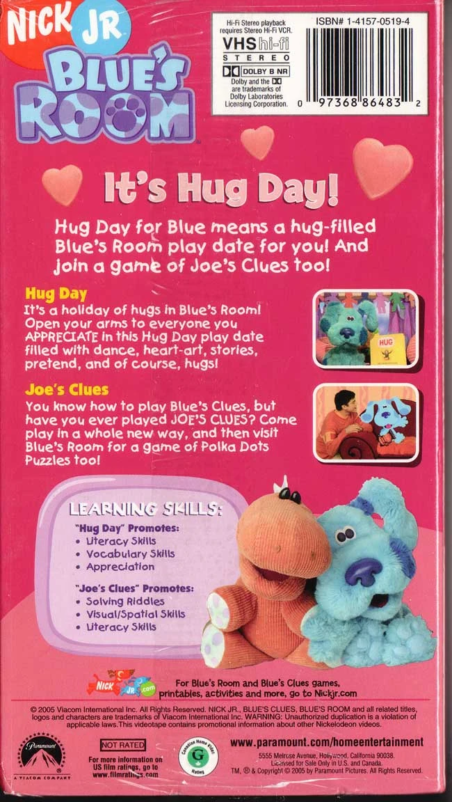 It's Hug Day | Blue's Clues Wiki | Fandom