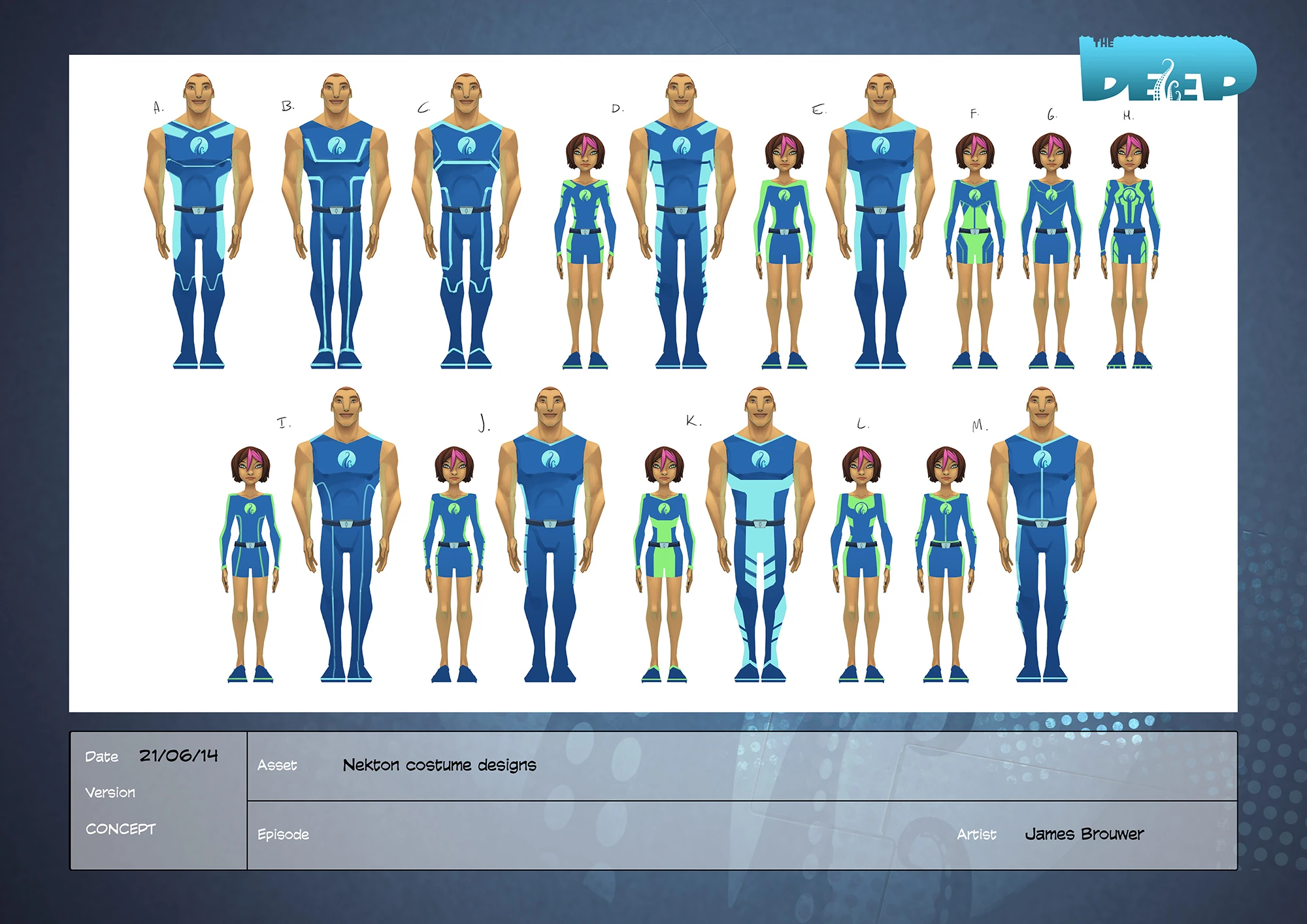 Image - TheDeepTV Nekton costumes concept 210614.jpg | The Deep Wiki ...
