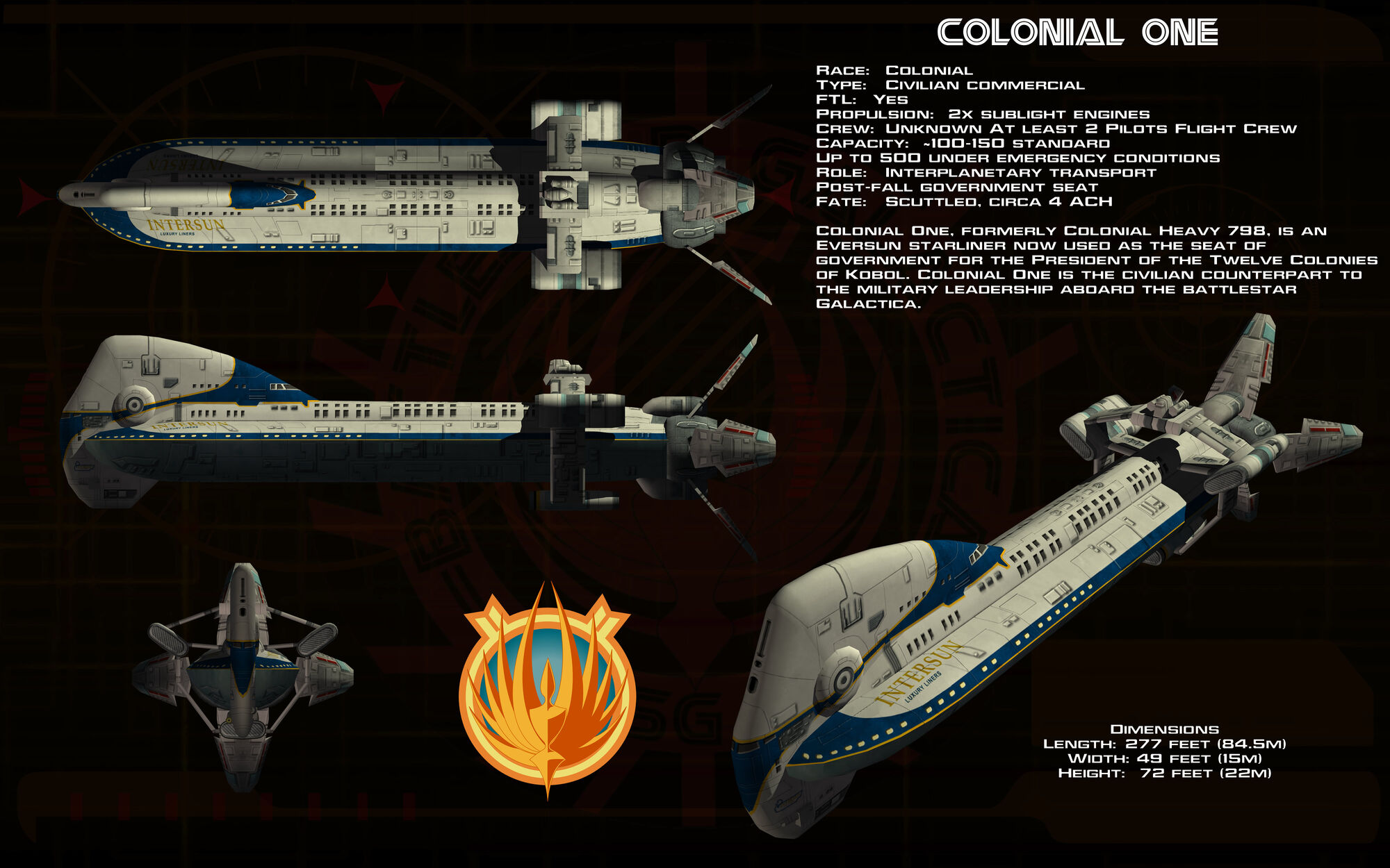 Colonial Colonial One Thedemonapostles Rpg Collections Wiki Fandom
