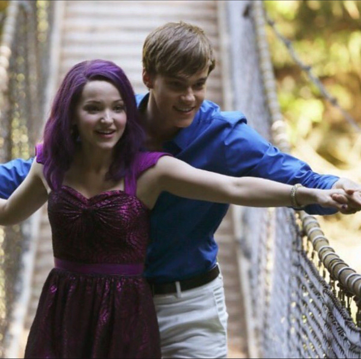 Image Mal And Ben Crossing A Bridge png Descendants Wiki FANDOM Image Mal And Ben Crossing A Bridge png Descendants Wiki FANDOM