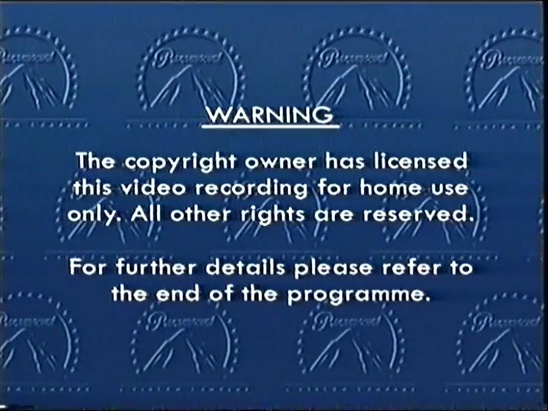 Image - Paramount Home Entertainment UK Warning (2000).jpg | The FBI ...