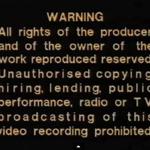 PolyGram Video Warning Screen | The FBI Warning Screens Wiki | Fandom