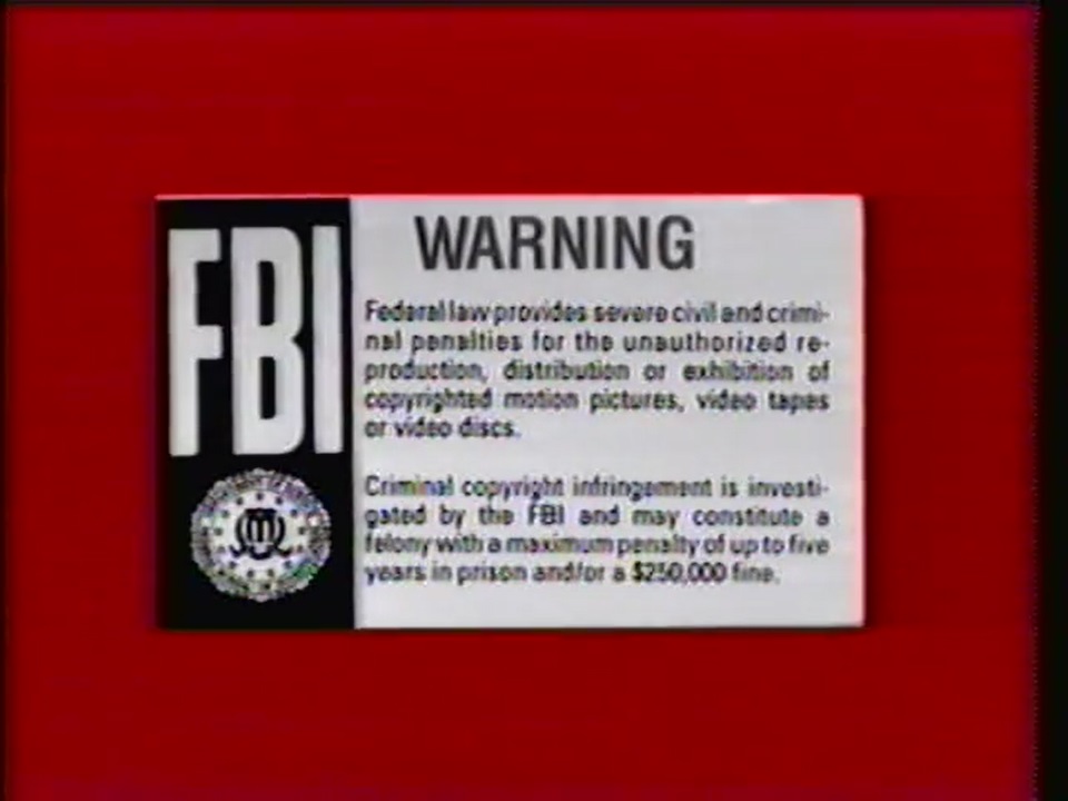 Image - BVWD FBI Warning Screen 2.jpg | The FBI Warning Screens Wiki ... Image - BVWD FBI Warning Screen 2.jpg | The FBI Warning Screens Wiki ...