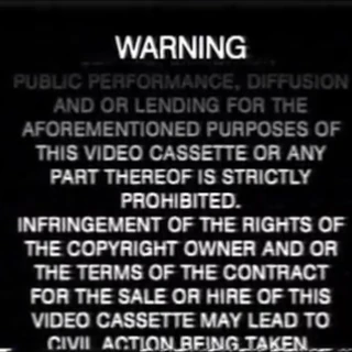 20th Century Fox Home Entertainment Warning Screens | The FBI Warning ...