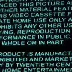 20th Century Fox Home Entertainment Warning Screens | The FBI Warning ...