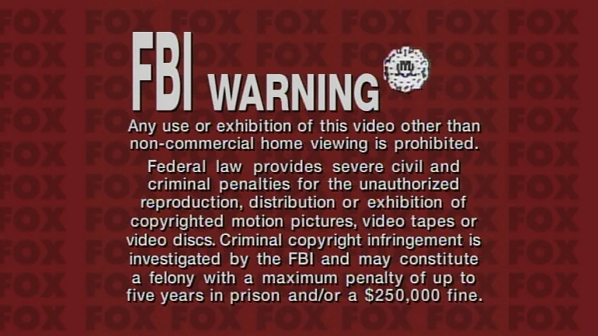 Image - 20th Century FOX FBI Warning Screen 3a.jpg | The FBI Warning ...