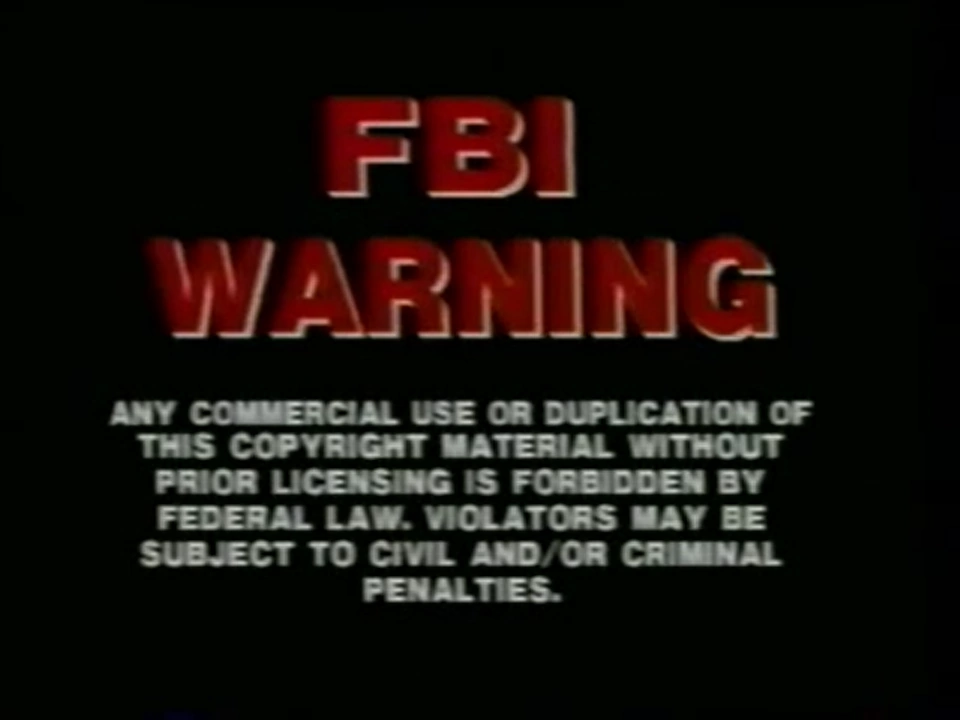 Celebrity Home Entertainment Warning Screen | The FBI Warning Screens ...