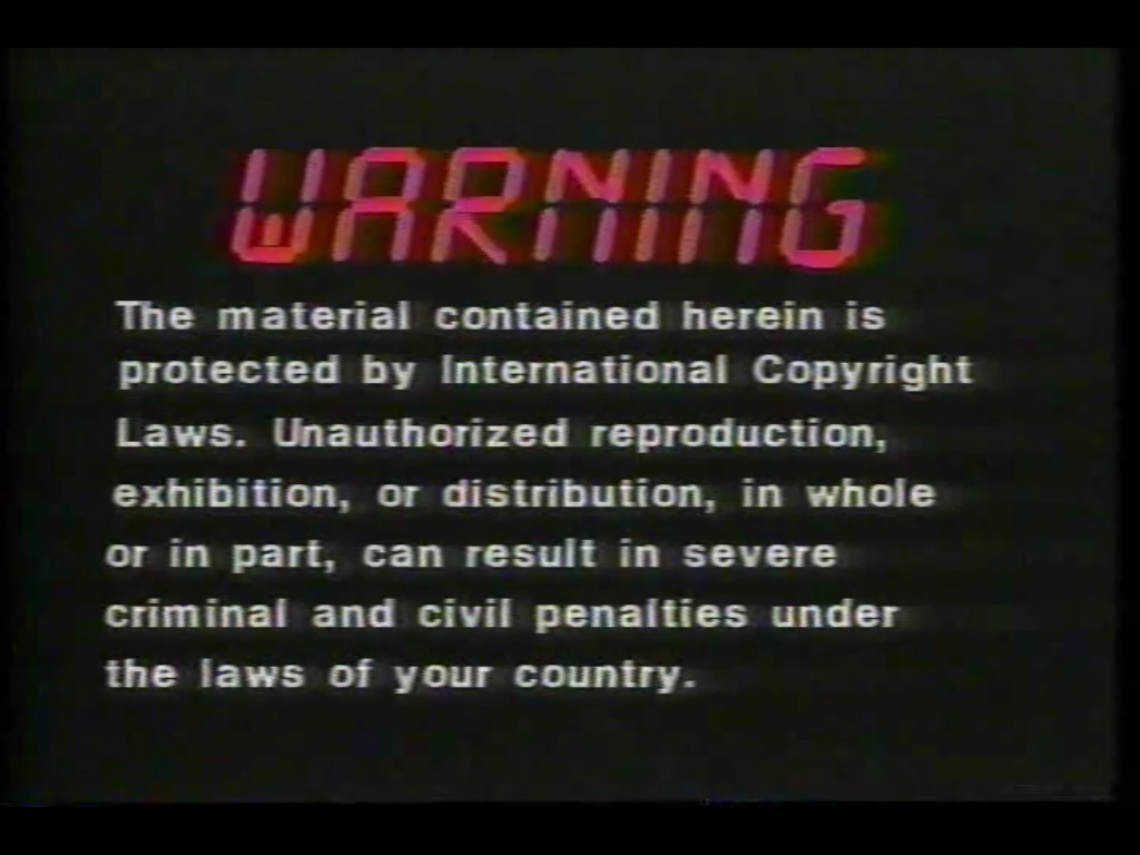 Simitar Entertainment Inc Warning Screen The Fbi Warning Screens
