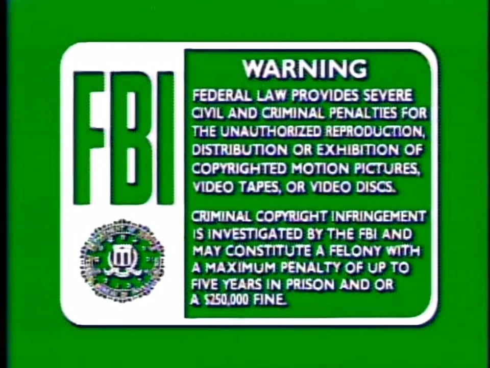 United/VCI Warning Screen | The FBI Warning Screens Wiki | Fandom