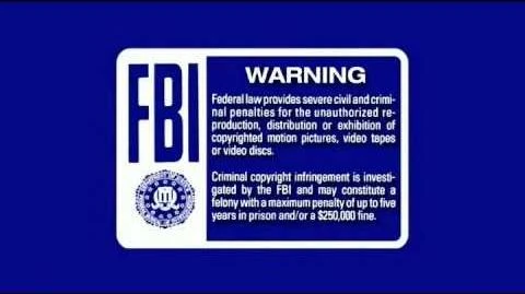 Video - Disney Blue FBI Warning Screen Remastered | The FBI Warning ...