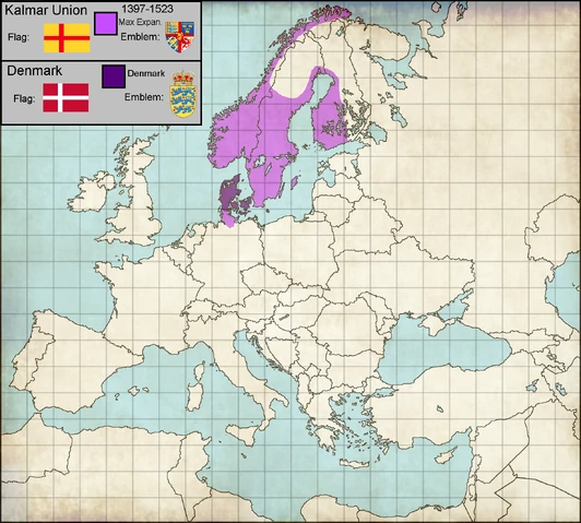 Kalmar Union Map